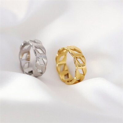 Fashion Ring 316L Stainless Steel Ring Anillo Ringen Mujer W