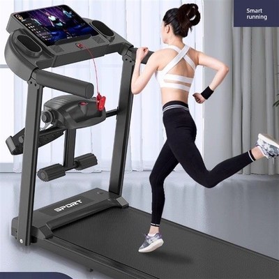 Home Folding Incline Treadmill with Pulse Sensors, 3.0 HP Qu