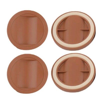 4Pcs Rubber Bed Frame Stopper Furniture Wheel Stopper