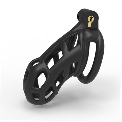 Male Chastity Device Cobra Cock Cage Penis Cock Ring Sleeve