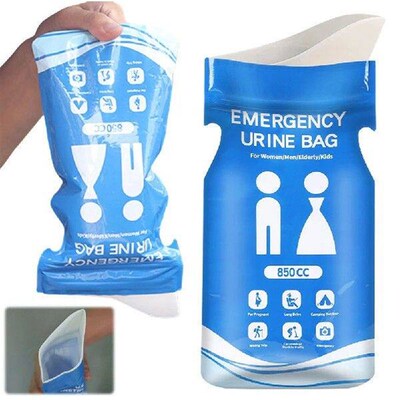 Disposable Urinal Bag Outdoor Emergency Urinate Bags 850ml