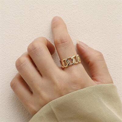 ring high sense temperament simple minority design open rin