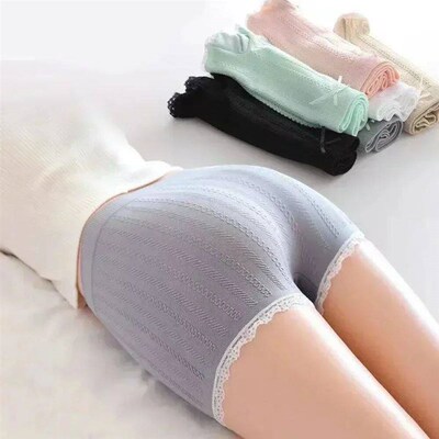 Lace Seamless Shorts Safety Short Pants Women High-sretch Bo