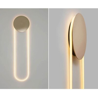 Nordic atmosphere creative led wall lamp retro art palor bed
