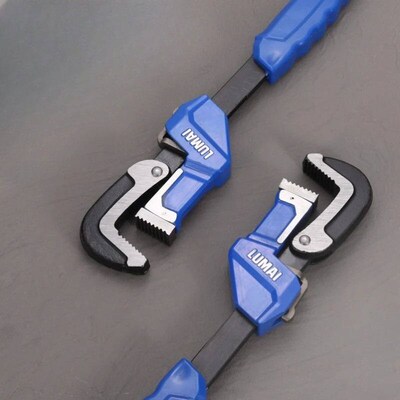 Adjustable Pipe Tube Wrench Plumber Pliers Key Universal Too