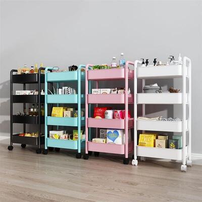 Small cart storage rack, kitchen, floor to ceiling bedroom