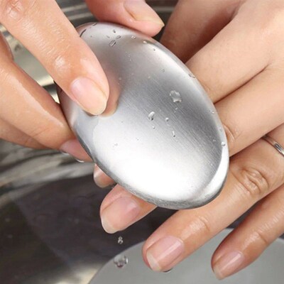 Stainless Steel Soap Kitchen Bar Odor Remover Deodorize Gadg