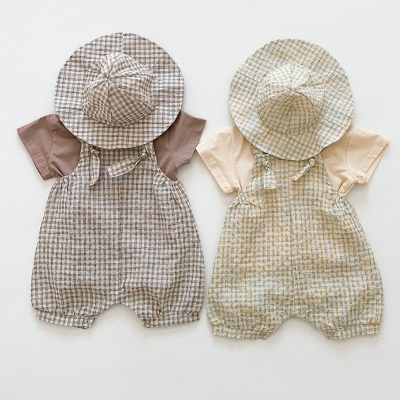 Korean Style Summer Infant Baby Boys Girls Clothes Set Cotto