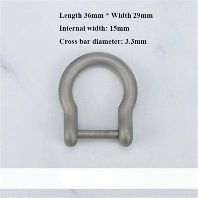 New Horseshoes Buckles Titanium Alloy 10 Styles D Bow