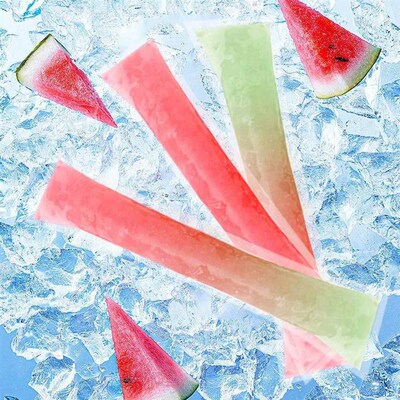 Disposable Ice Popsicle Bag Ice Pop Mold Bags Ice Cream Stic
