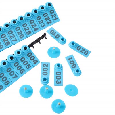 No. 1-500 Sheep ear tag Signs with the word ear Laser Typing