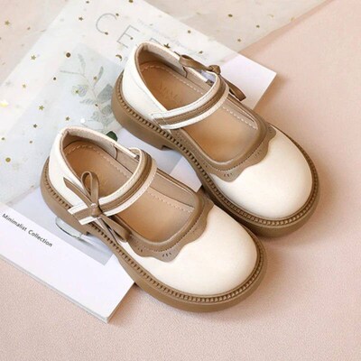 Fashion Girl School Shoes Patchwork Kid Princess Shoes for C