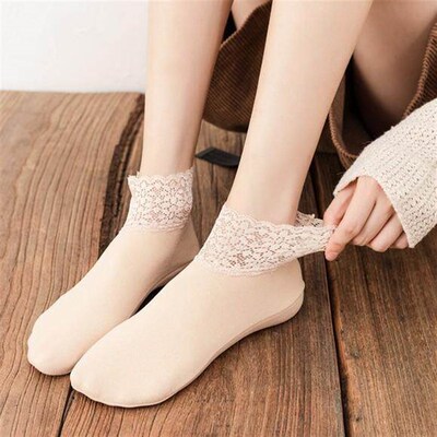Autumn and Winter Warm Socks: Mid-Calf Length Deerskin Socks