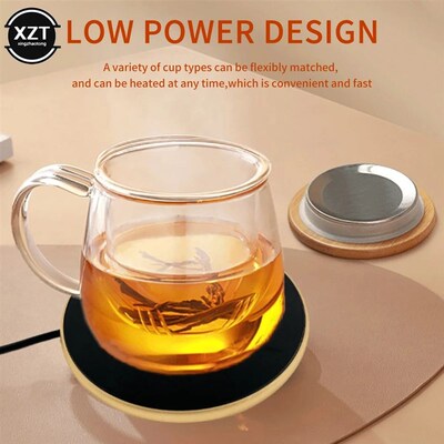 Mini Portable USB Cup Warmer Coffee Mug Heating Coaster Smar