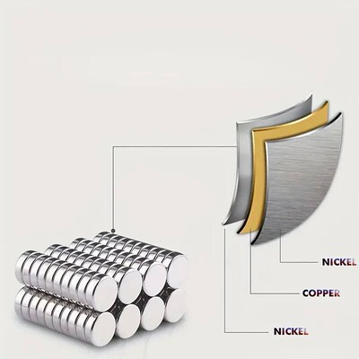 8x2mm U-polemag refrigerator magnet circular, suitable for o