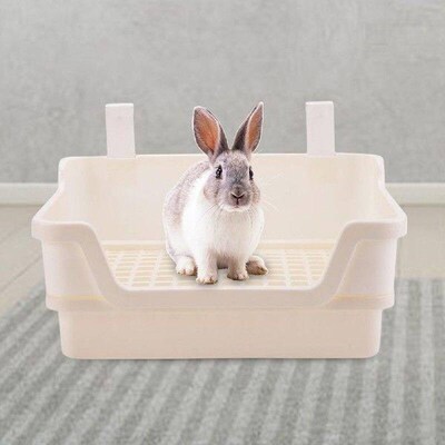 Rabbit Litter Box Toilet Potty Trainer Pet Pan Guinea Pig