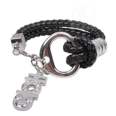 。Brlet personality snake pattern woven steel brlet Xi chara