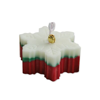 Ins Xmas Candle Gift: Handmade Snowflake, Scented Winter Set