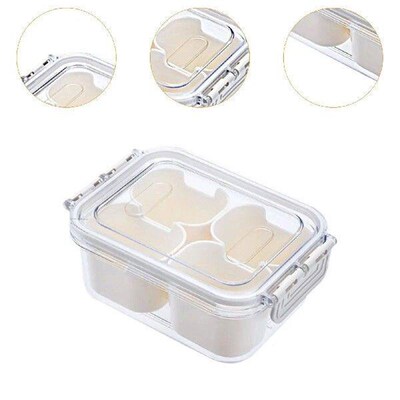 Divided Serving Tray with Lid Snack Platters Organizer