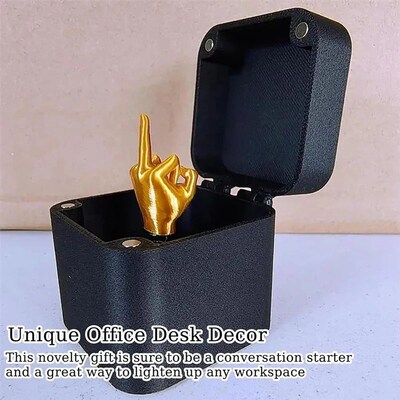 Middle Finger Surprise Gift Boxs Christmas Fun Prank Gift