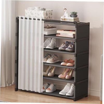 4/5/6/8/10 Layers Dustproof Shoes Rack Non-Woven Fabric Shoe