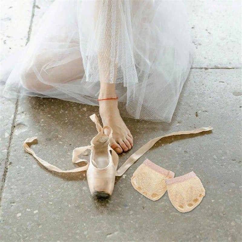 Dance Shoes Toe Pads Breathable Comfortable Elastic Band