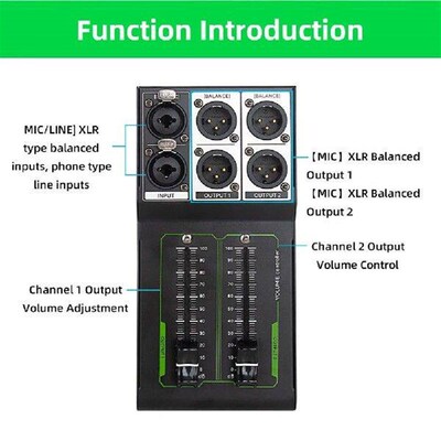 Passive Volume Controller Metal Music Volumes Controller
