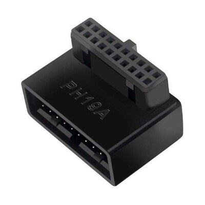 Computer Motherboard Header Adapter USB 3.0 19P/20P 90