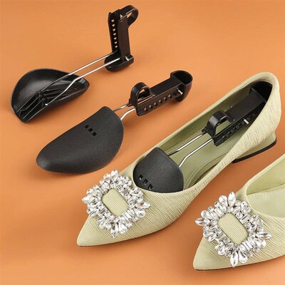1 Pair Plastic Shoe ree Shaper Shapes Sretcher Adjustable fo