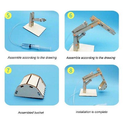 Needle Tube Excavator Kit DIY Model Teaching Learning STEM