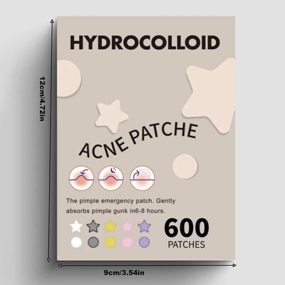18-600pcs Star Pimple Patch Acne Colorful Invisible Acne Rem