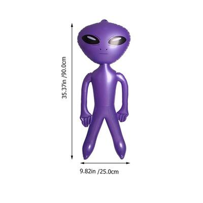 1pc PVC Inflatable Alien Model Movable Props Halloween