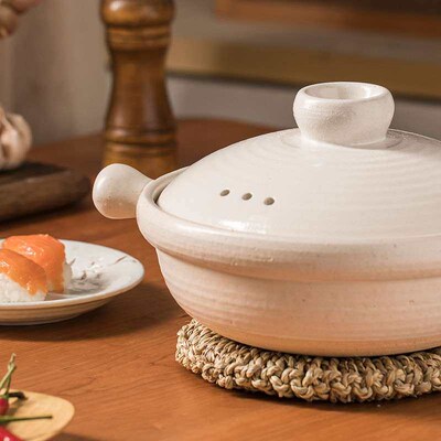 Ten Thousand Soil Burning Casserole Plain Color Soil Pot Hou