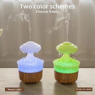2023 Air  Diffuser Raining Cloud Oils Essential USB Water