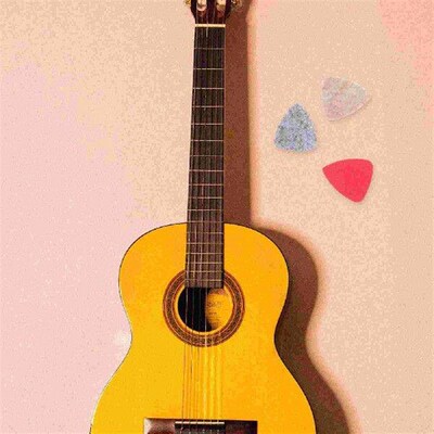 20 Pcs Guitar Felt Picks Light Portable Plectrum Ukulele