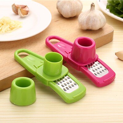 Garlic Crusher Press Ginger Garlic Grinding Grater Cutter Ma