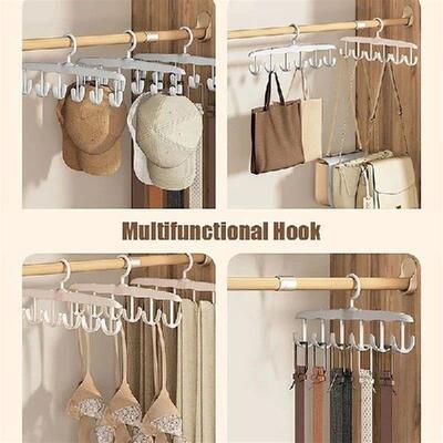 1PC 360Rotating Multi-Functional Bra Hanger For Closet