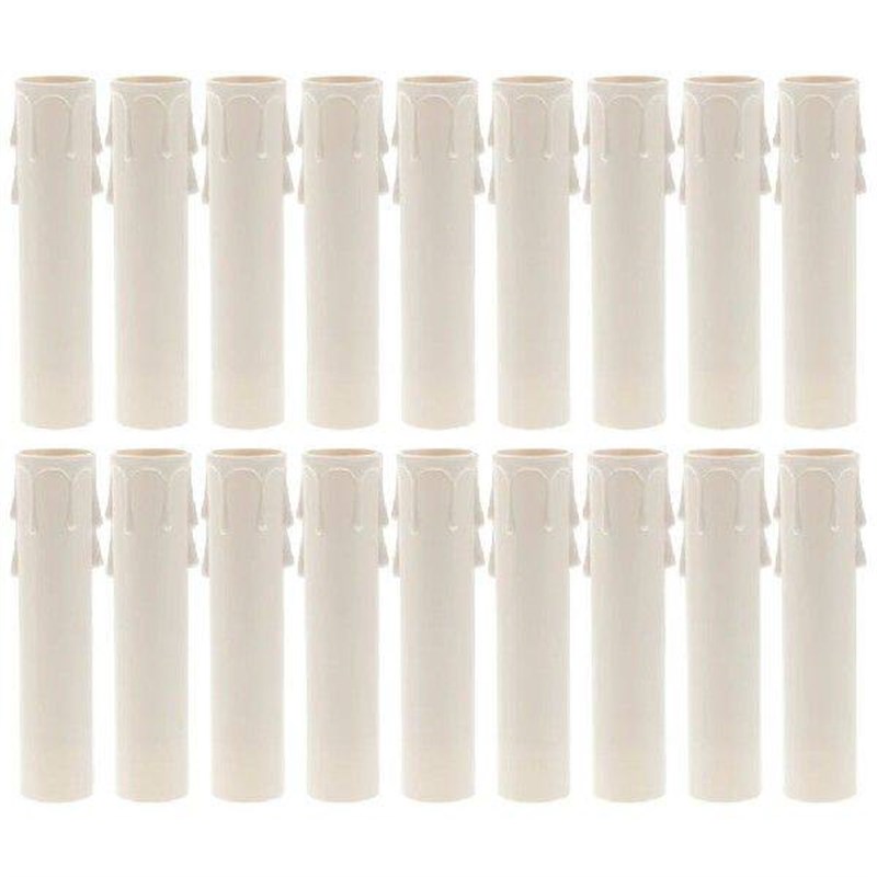 20 Pcs Sleeve Teardrop Plastic Pendant Lights Incandescent