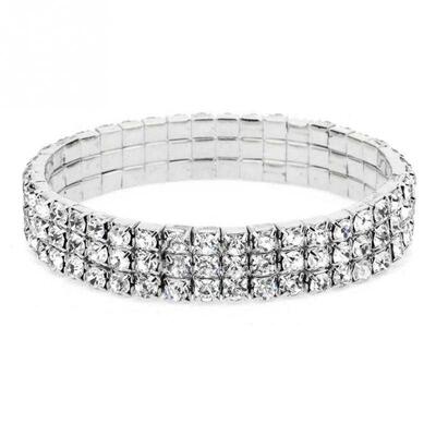 Silver Ankle Bracelet For Women Rhinestones Anklet Chain