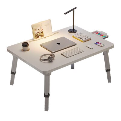 Adjustable bed, small table, home folding desk, bedroom bay