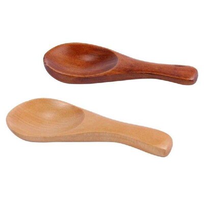 40 Pieces Small Wooden Spoons Mini Condiments Sugar