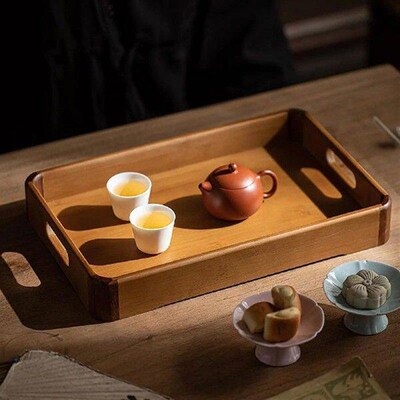 Serving Tray Art Crafting Breakfast Holder Dish for Decor