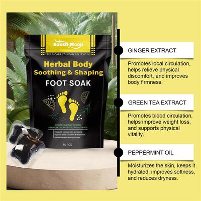 South Moon Herbal Foot Soak Pack Gently Nourishes and Moistu