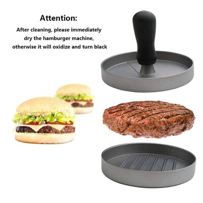Burger Press Hamburger Meat Tool Patty Maker Aluminum Burger