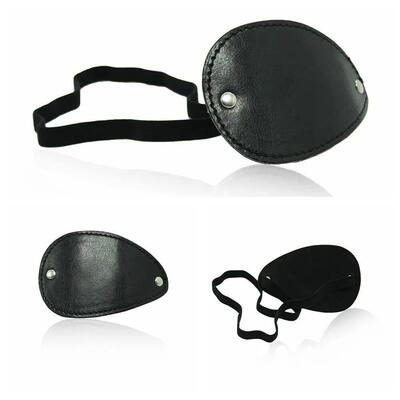 Cosplay Pirate Leather Eye Patch Cover Steampunk Blindfold
