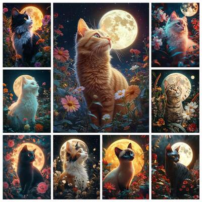 New Arrivals Diamond Embroidery Animal Kit Diy Drill Paintin