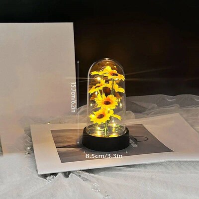 Graduation season gift small sunflower plastic set Mothers