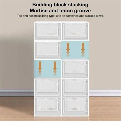 Acrylic Shoe Box Transparent Stackable Shoe Storage Boxes