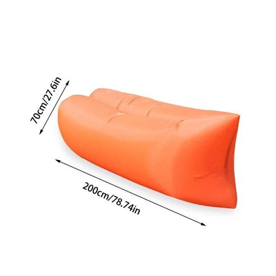 Portable Single Person Lazy Inflatable Sofa Air Sofa Bed Fol