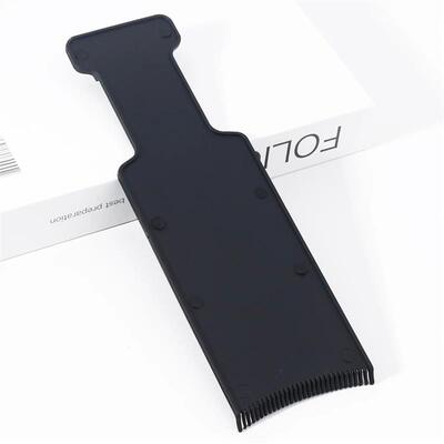 Hair dye palette, professional hairdressing tools, DIY salon